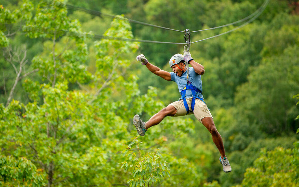 7-Line Zipline Course at Legacy Mountain Zipline