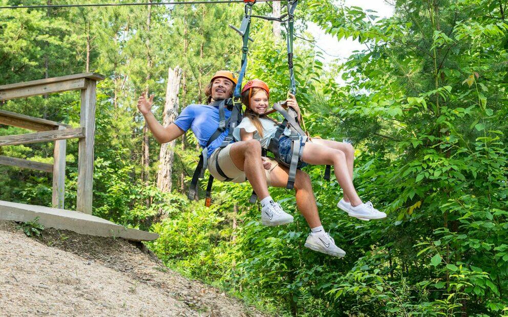 7-Line Zipline Course at Legacy Mountain Zipline